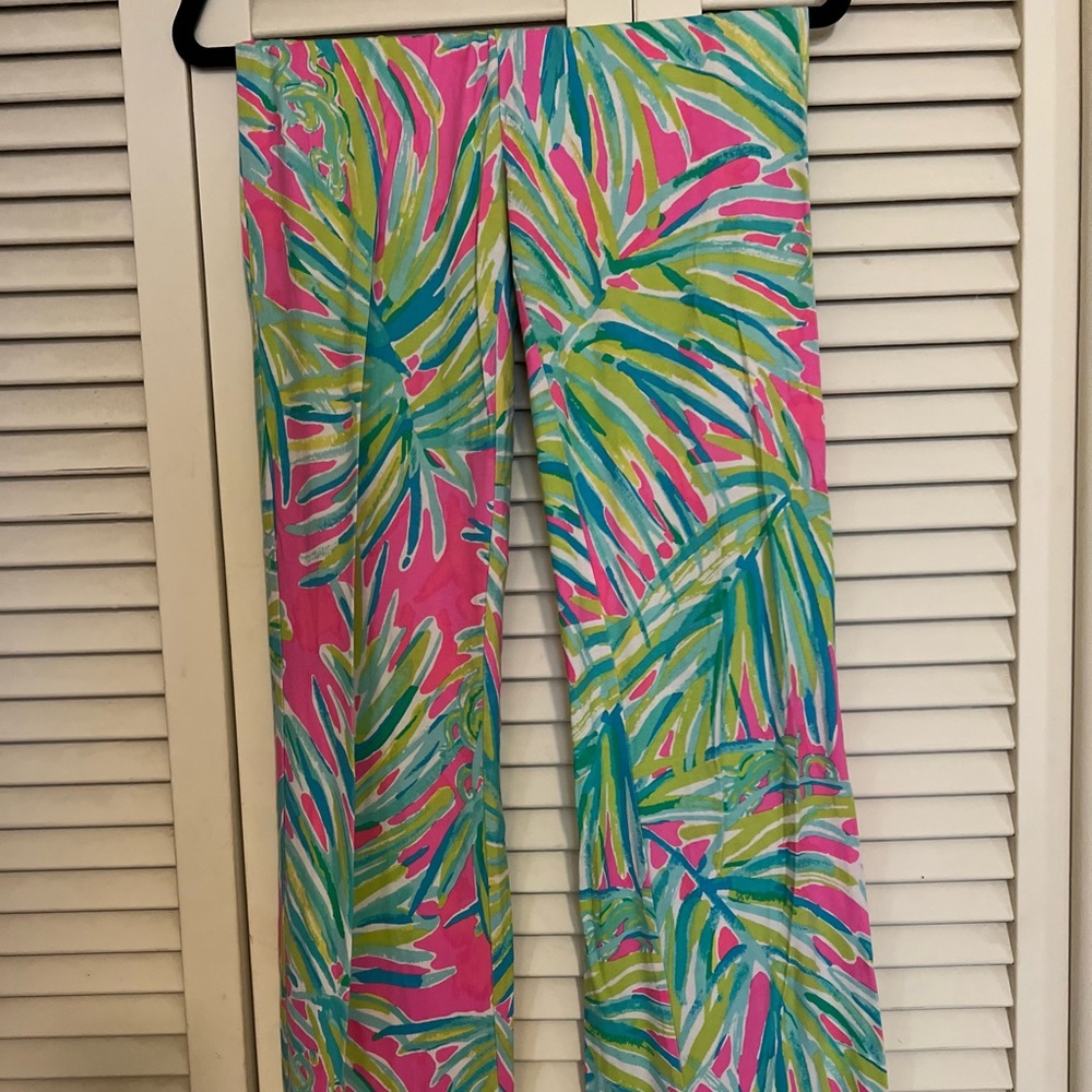 Lilly Pulitzer Bright /Vibrant Colors Palazzo Pants - Gem